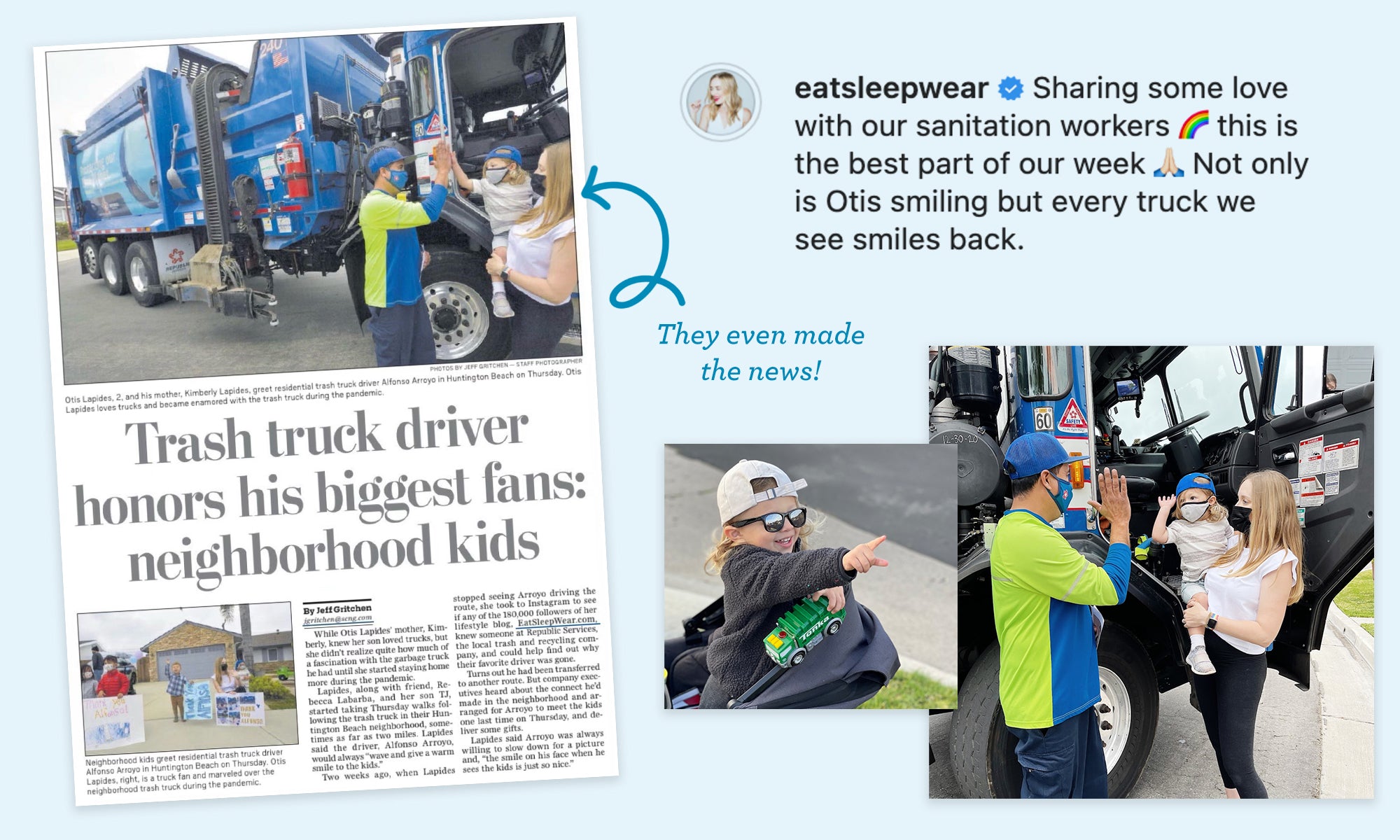 Garbage Trucks Collab – Clover Baby & Kids